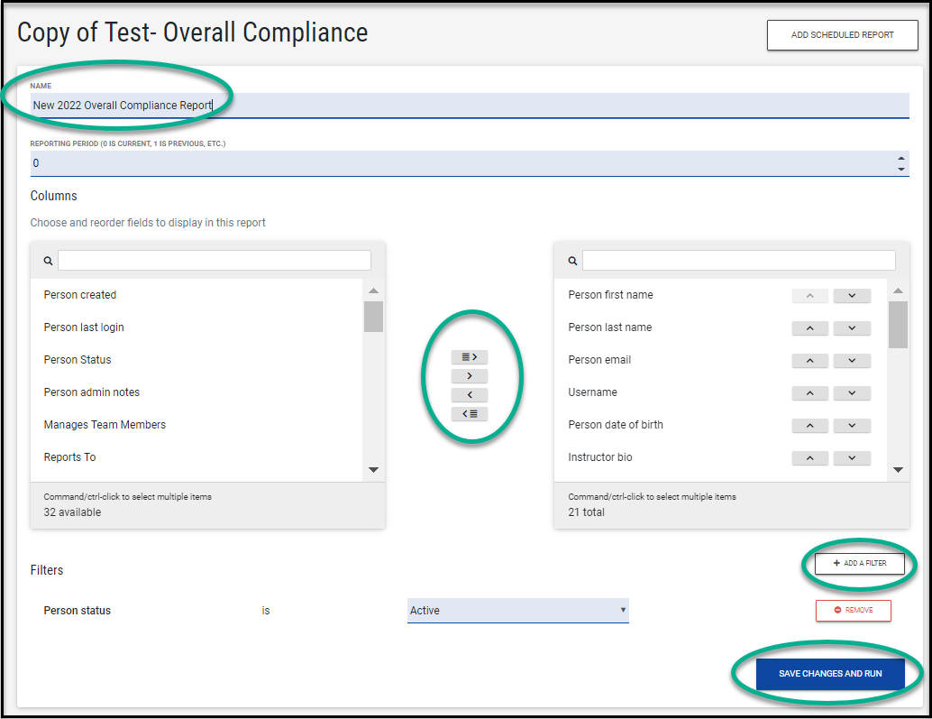 Reports – LCvista Knowledge Base